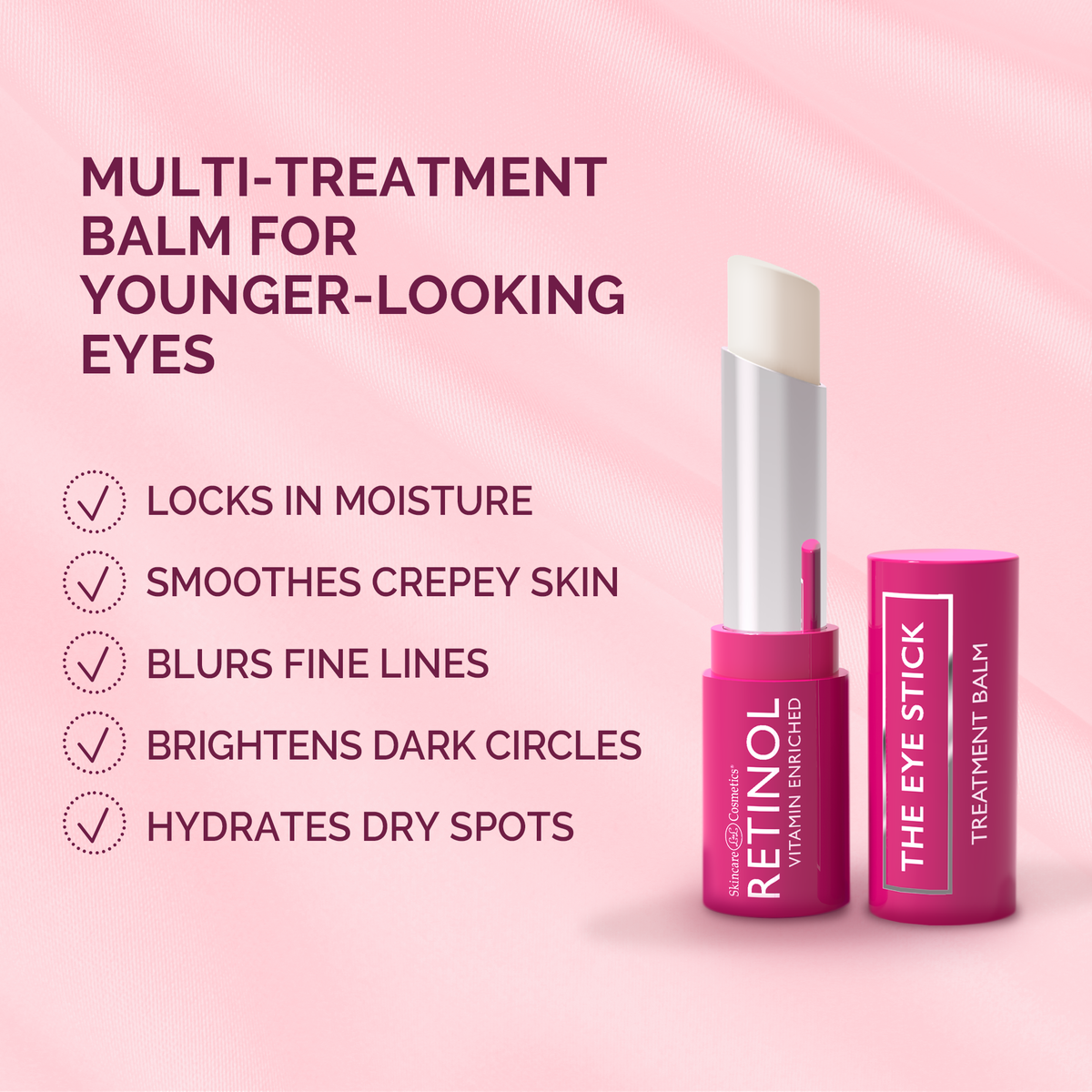 Retinol Eye Stick Balm – Targeted Eye Treatment for Fine Lines – Livaura